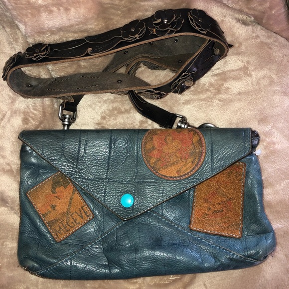 Gabs | Bags | Gabs Leather Crossbody Bag With Tooled Leather Strap ...